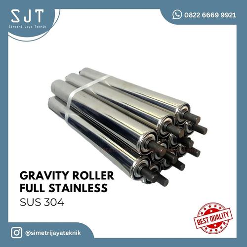 Jual Gravity Roller STEINLESS SUS304 - Roll Gravity Conveyor 2 inch ...