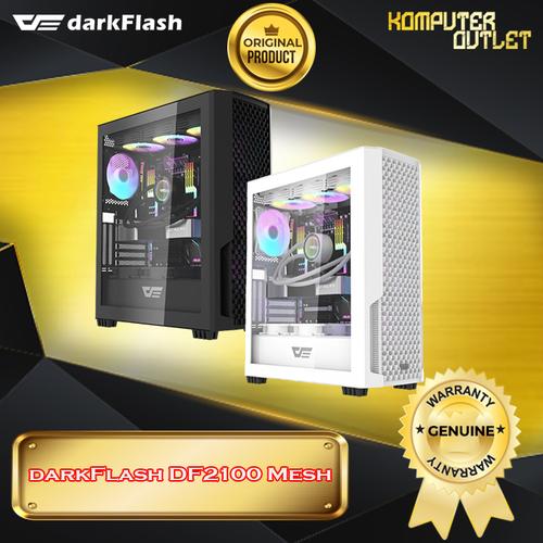 Jual DARKFLASH Aigo DF2100 Mesh - ATX Tempered Glass Gaming Casing PC ...