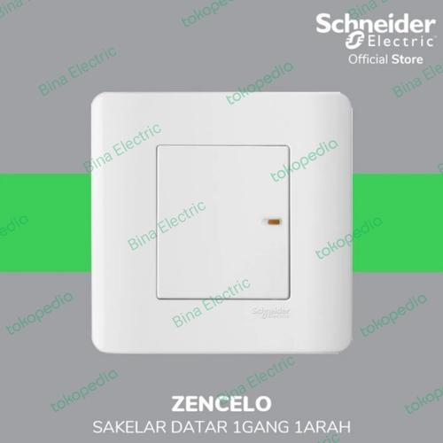 Jual Saklar Engkel Schneider Zencelo E8431_1_WE_G3 1 Gang 1 Arah Putih ...