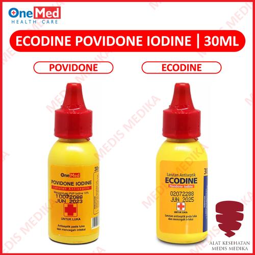 Jual Ecodine Povidone Iodine 30 ml Obat Luka Merah Sejenis Betadine ...
