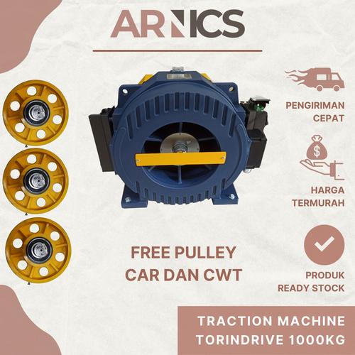 Jual Torin Traction Machine GTW9S 1000kg / Elevator Gearless Mesin Lift ...