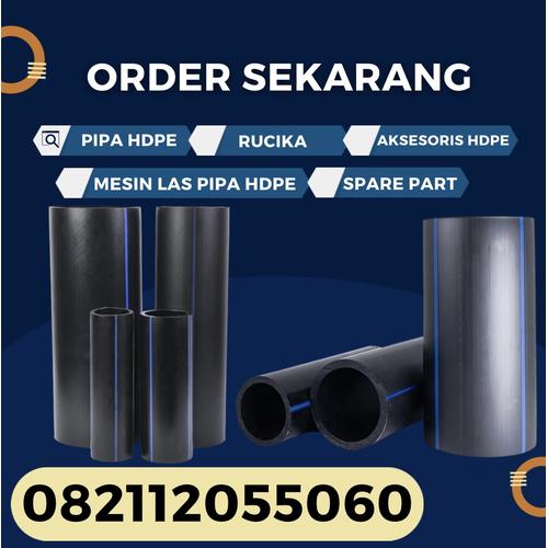 Jual Pipa Hdpe 125mm ( 5 Inch ) PN 16 - Pipa Rucika Batangan @6 meter ...