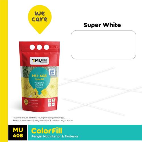 Jual Mortar Utama MU-408 ColorFill Pengisi Nat Keramik 1Kg - Super ...