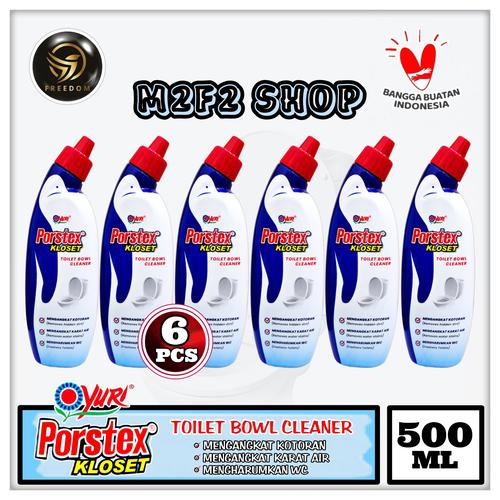 Jual Yuri Porstex | Prostex Kloset Toilet Bowl Cleaner - 500 ml (6 Pcs ...