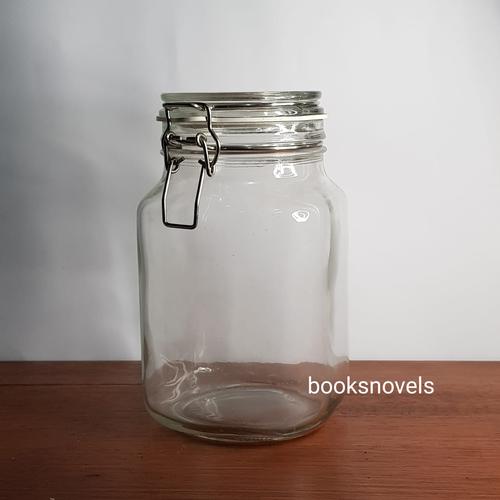 Jual 1.5 Liter 1500ml Toples Lock Biji Kopi Jar Kawat Stainless Kaca ...