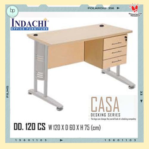 Jual Meja Kantor Indachi CASA Series DD 120 CS-Meja Kerja 1/2 Biro+Laci ...