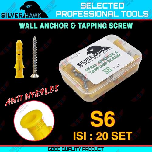 Jual Fisher Sekrup S6 Fiser Viser Piser untuk sekrup Dinding Wall ...