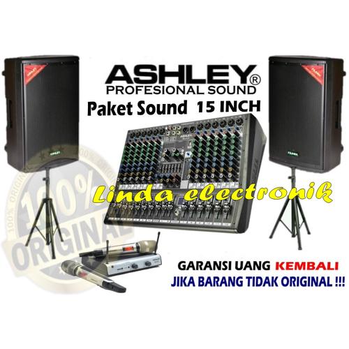 Jual paket soud system ashley 15 inch hero15a mixer 12 channel original ...