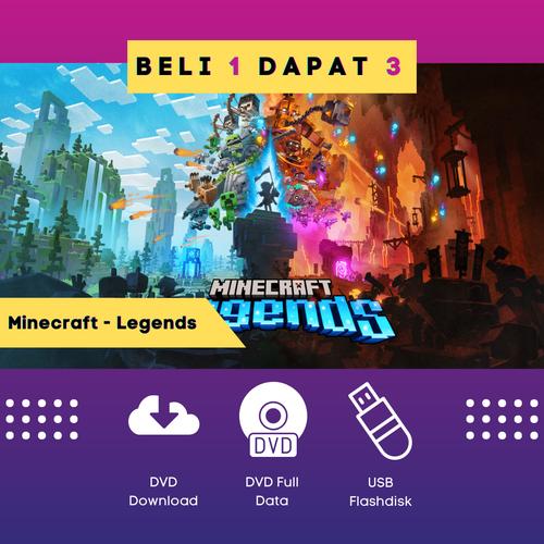 Jual Minecraft Legends Deluxe Edition | Game PC Original - DVD-DL 10GB ...