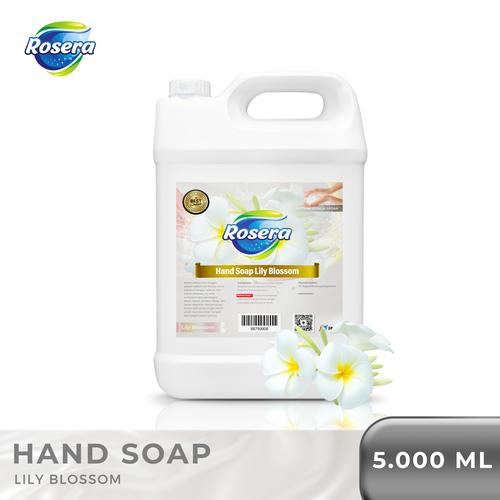Promo Rosera Hand Soap 5 Liter 5000 ML Sabun Cuci Tangan Lily Blossom ...