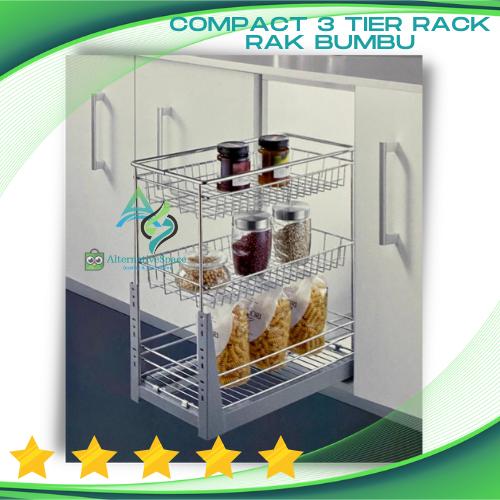 Jual VITCO Compact 3 Tier Unit Pull Out Rack 300 mm/ Rak Dapur Slow ...