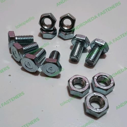 Jual BAUT MUR PUTIH M8x50 / BMP M8x50 / BAUT MUR GALVANIS M8x50 - Kota ...