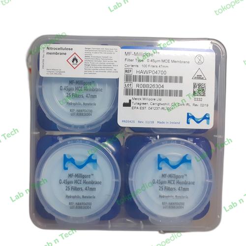Jual HAWP04700 Membran Filter Cellulose Ester 0.45µm 47mm Merck - Kota ...