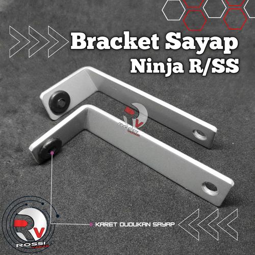 Promo Breket Sayap Sirip Radiator SPAC BPRO QTT Ninja R SS Gambot - 2 ...