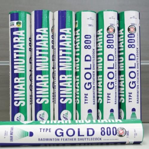 Jual COCK SHUTTLECOCK SINAR MUTIARA GOLD 800 RESMI PBSI MADE IN TEGAL ...