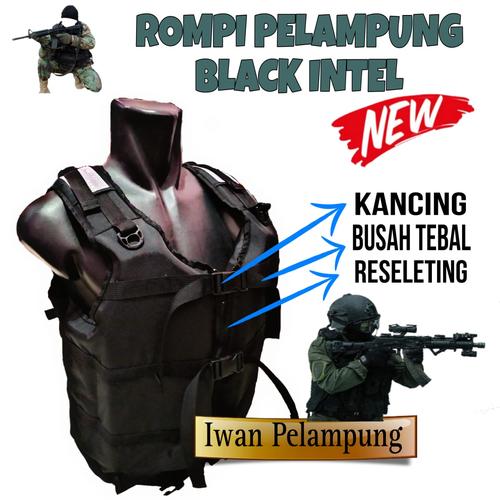 Jual Rompi Jaket pelampung renang Dewasa - Hitam, L - Kab. Serang ...