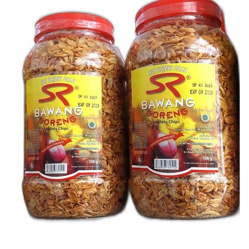 Jual Bawang goreng Palu Sri Rejeki 700 gr kemasan Toples - Kota Palu ...