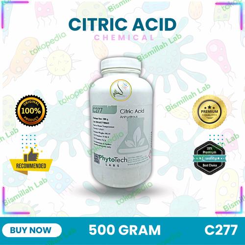 Jual Citric Acid | C6H8O7, 500 Gram - Kab. Bogor - Bismillah Lab ...