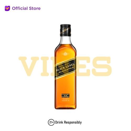 Promo Johnnie Walker Black Label Blended Scotch Whisky 375 ml - Kota ...