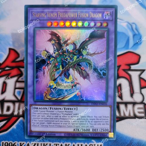 Jual yugioh starving venom predapower fusion dragon DIFO ultra rare - Jakarta Barat - jprimary ...