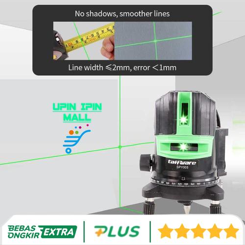 Jual Alat Ukur Dimensi Laser Self Leveling Projector 2 Line Green Beam ...