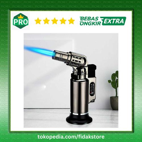 Jual Korek Api Gas Butane Blow Torch Portable Lighter Flame Gun Las ...