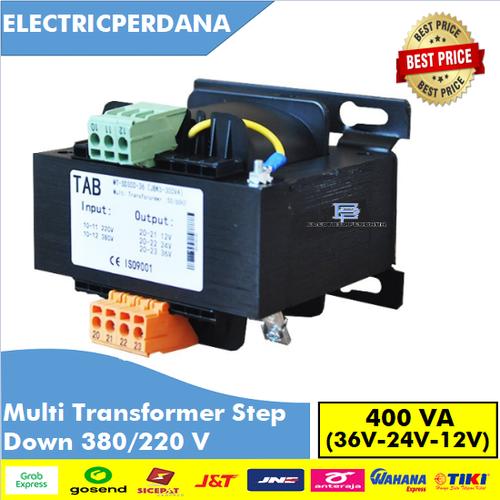 Jual Trafo Step Down 400VA 36V-24V-12V - Multi Transformer Step Down ...