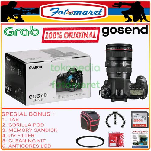 Jual CANON EOS 6D MARK II KIT EF 24-105MM F4 L IS USM / CANON 6D II ...