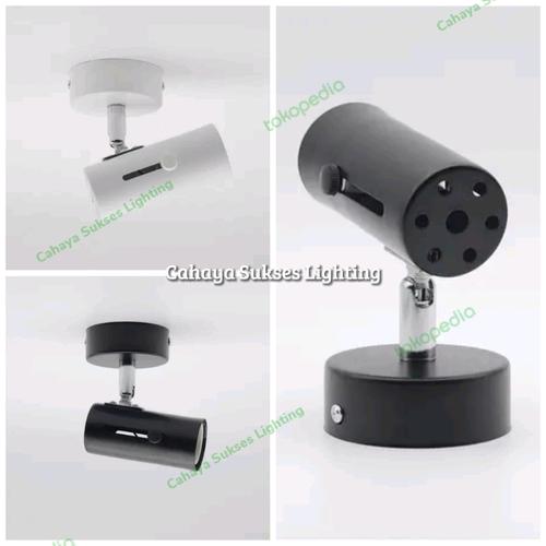 Jual Kap Lampu Sorot/Spotlight Fitting E27 R63 Tempel Dinding/Plafon ...
