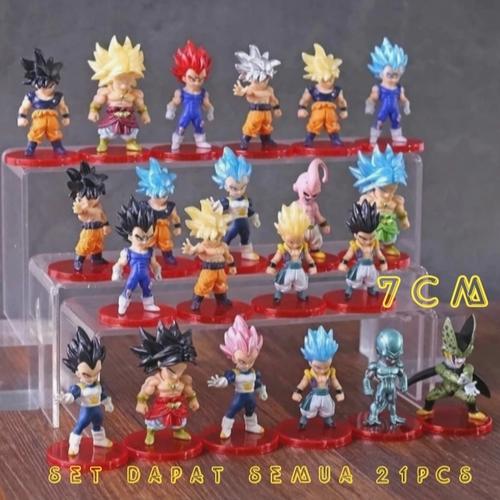 Jual Action Figure Dragon ball Mini Figure Set Dragon ball Z Son Goku ...