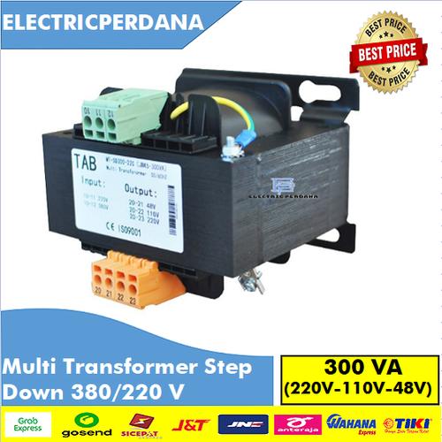Jual Trafo Step Down 300VA 220V-110V-48V - Multi Transformer Step Down ...
