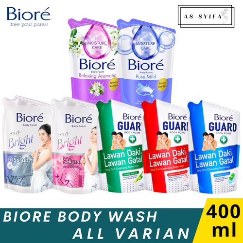 Promo Biore Sabun Mandi Cair Refill 400ml - Body Wash 800 ml Lively ...