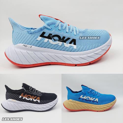 Jual SEPATU HOKA ONE CARBON X3/SEPATU RUNING/SEPATU PRIA - Hitam, 40 ...