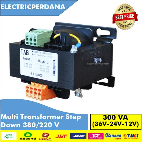 Jual Trafo Step Down 300VA 36V-24V-12V - Multi Transformer Step Down ...