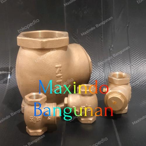 Jual Check Valve KITZ 3" Inch Kuningan / Klep Tabok Brass Kitz Original ...
