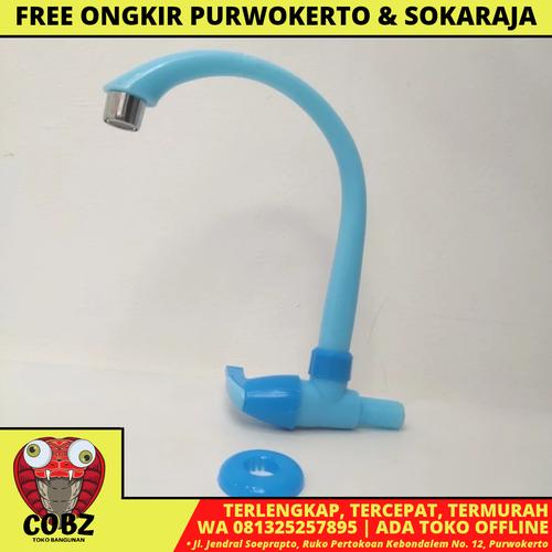 Jual 1/2 IN / CAB Kran Angsa Sink Bak Cuci Piring Tembok Plastik PVC ...