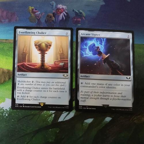 Jual Arcane signet Overflowing chalice Warhammer 40k mtg - Jakarta ...