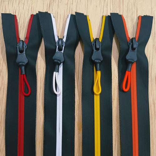Jual ZIPPER JAKET WATERPROOF 70 CM - hitam lis oren - Jakarta Barat ...