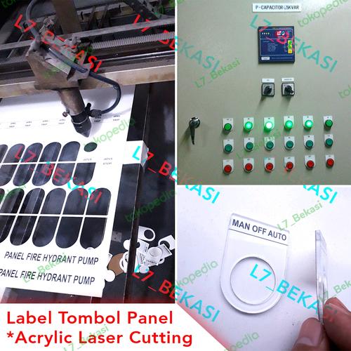 Jual LABEL ACRYLIC CUSTOM NAMA SIGN TOMBOL PANEL AKRILIK - GRAVOPLY ...