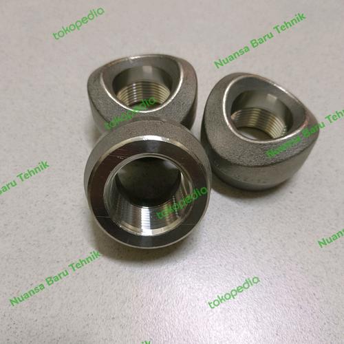 Jual Threadolet besi Class 3000 Drat 1" inch NPT/A105 - Jakarta Barat ...