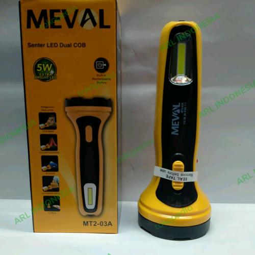 Jual MEVAL LED Senter 5W Dual COB - 3watt - Jakarta Pusat - ARL ...