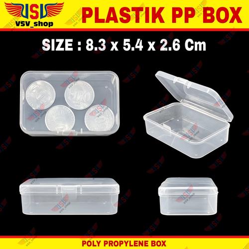 Jual Kotak Plastik Bening Kecil Box Plastik Box organizer Plastic Case ...