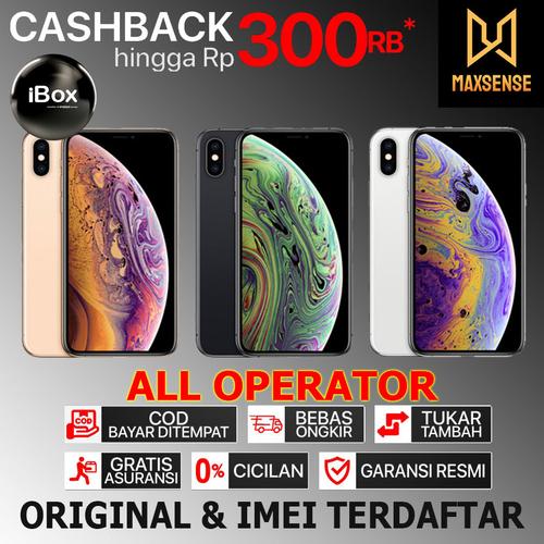 Jual IPHONE XS 512GB 256GB 64GB SECOND ORIGINAL RESMI IBOX FULLSET - NORMAL IBOX, 256GB - Kota ...