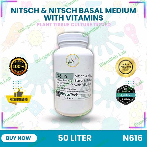 Jual Nitsch & Nitsch Basal Medium with Vitamins, 50 Liter - Kab. Bogor ...