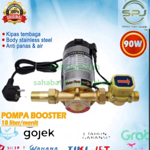 Jual Pompa booster mini Otomatis-90Watt pompa dorong air mini 90W ...