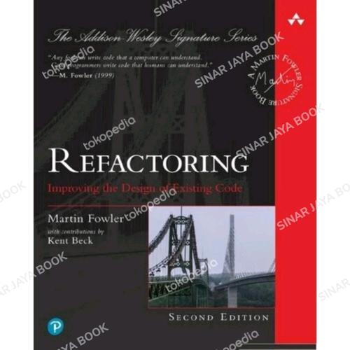 Jual BUKU Refactoring improving the design of existing code - Jakarta ... Jual BUKU Refactoring improving the design of existing code - Jakarta ...