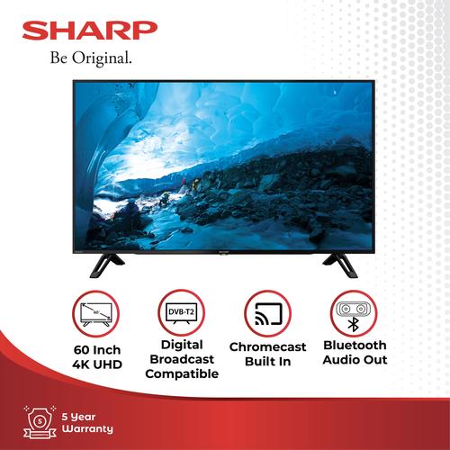 Promo Sharp LED TV 4T-C60CH1X 4K Ultra-HDR TV Digital Cicil 0% 3x - Kab ...