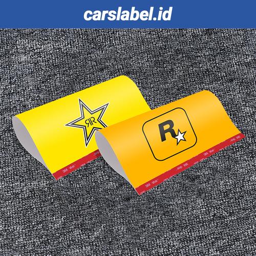 Jual ROCKSTAR Label Tag Mobil - Variasi Pintu Bagasi - Hiasan Stiker ...