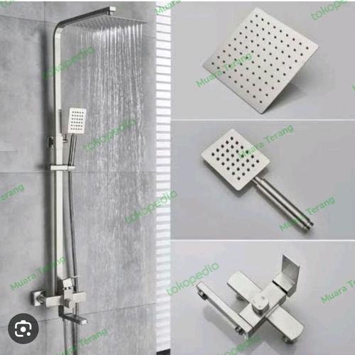 Jual Shower tiang column full stainles/tiang shower panas dingin/kran ...