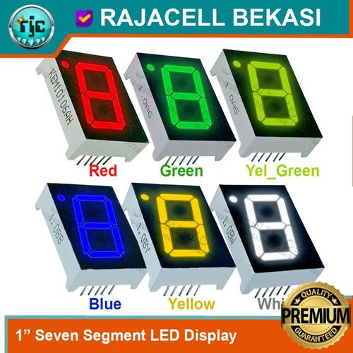 Jual 0.56" Seven Segment Display 1 Digit 7-Segment 0,56 inch LED Digital - Merah, Common Anode ...